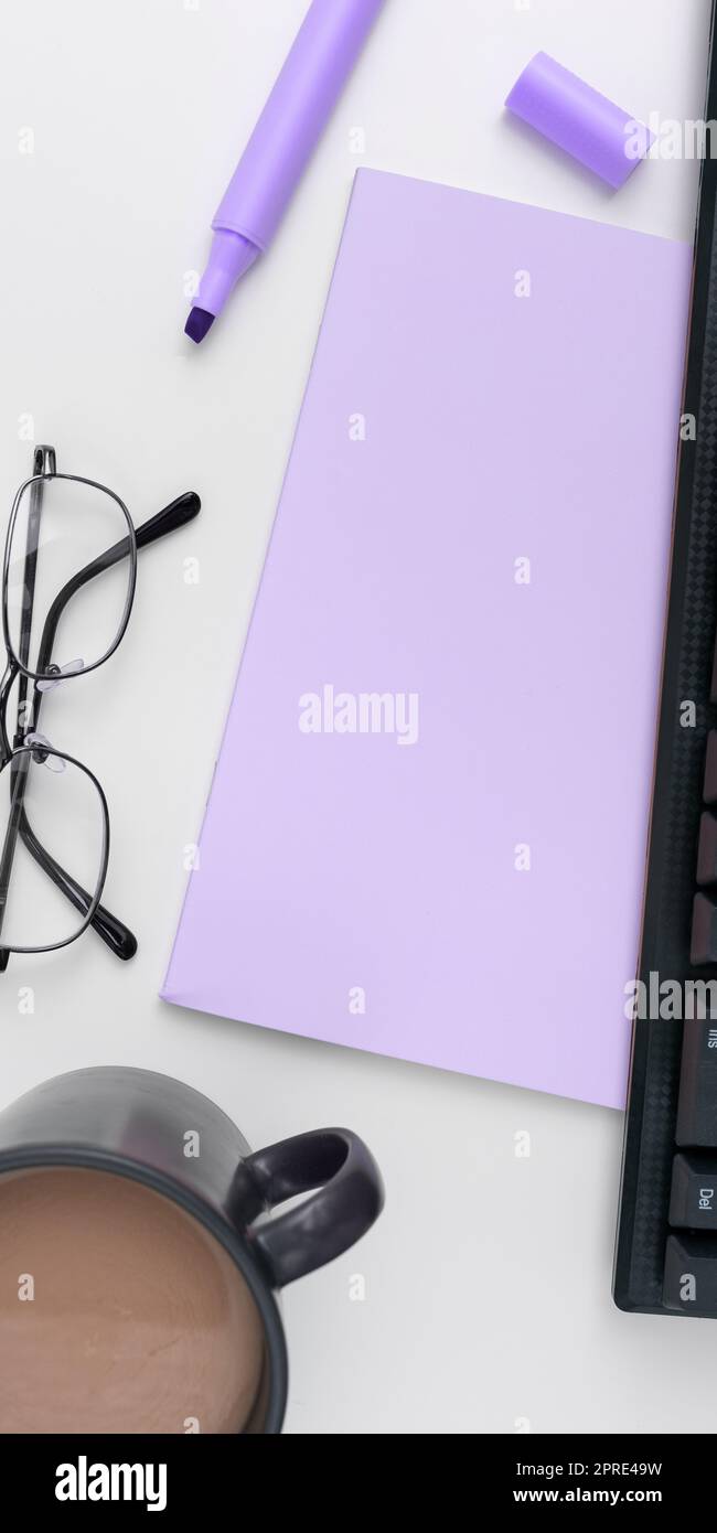 Multiple Assorted Collection Office Stationery Photo Placed Over Table ...