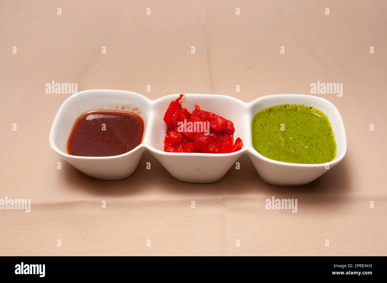 Delicious Indian cuisine known as mixed chutney Stock Photo - Alamy
