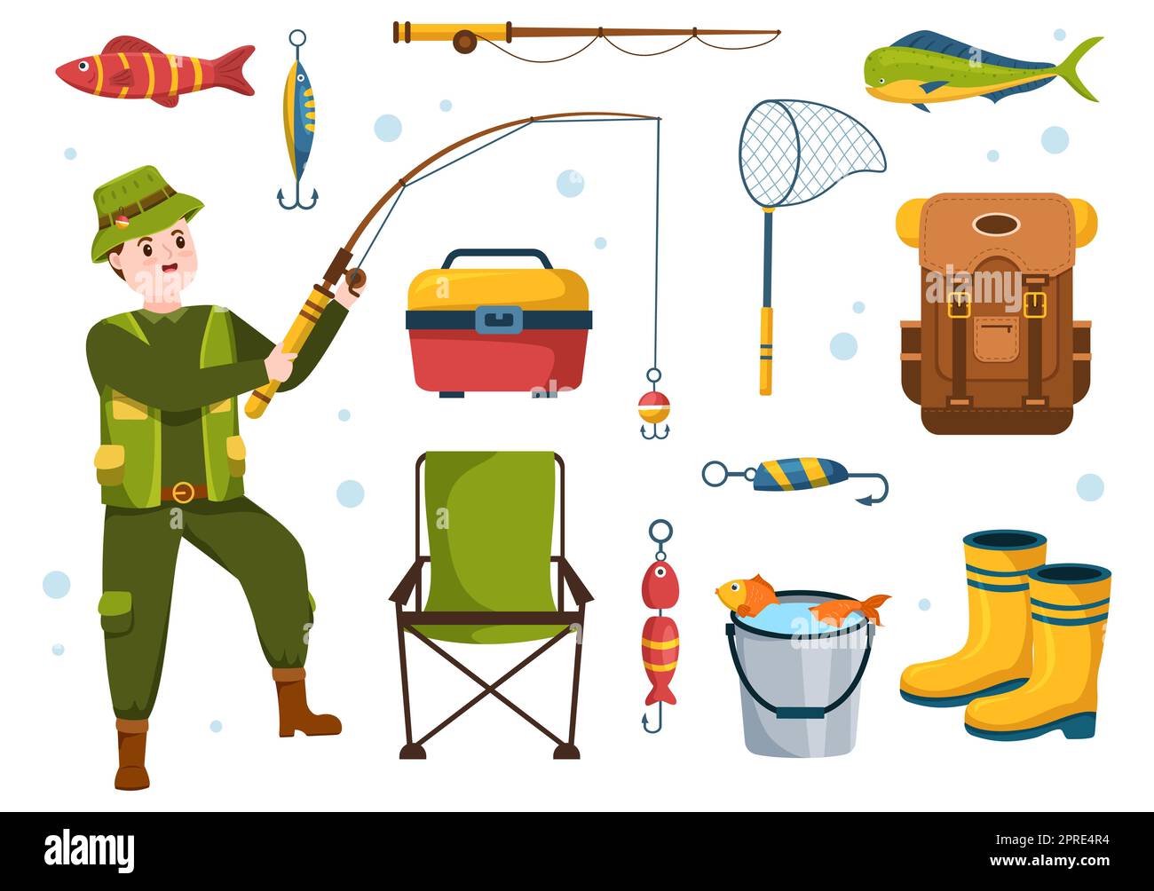 Fishing Shop Selling Various Fishery Equipment, Bait, Fish Catching ...