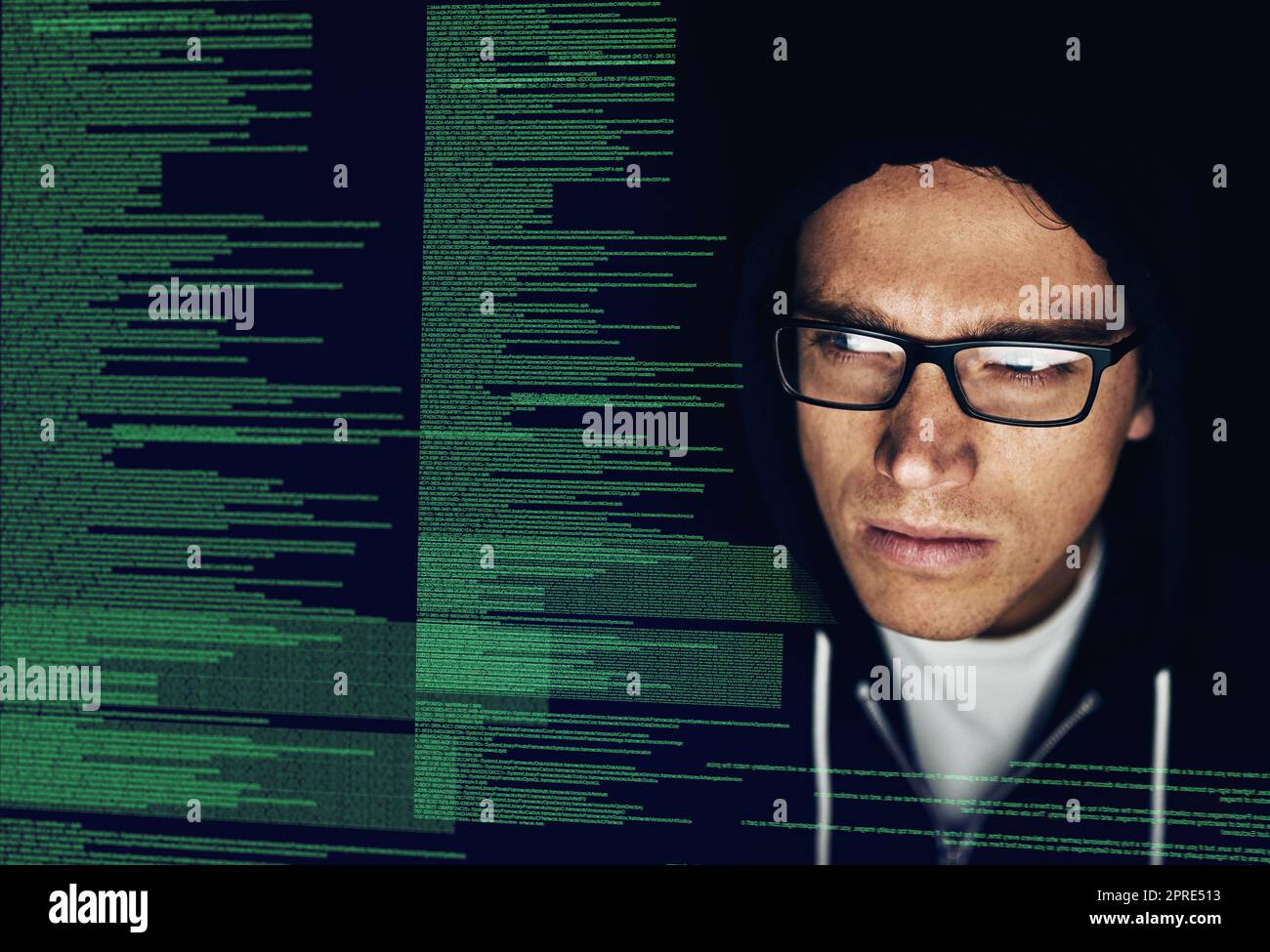 Young hacker hi-res stock photography and images - Alamy