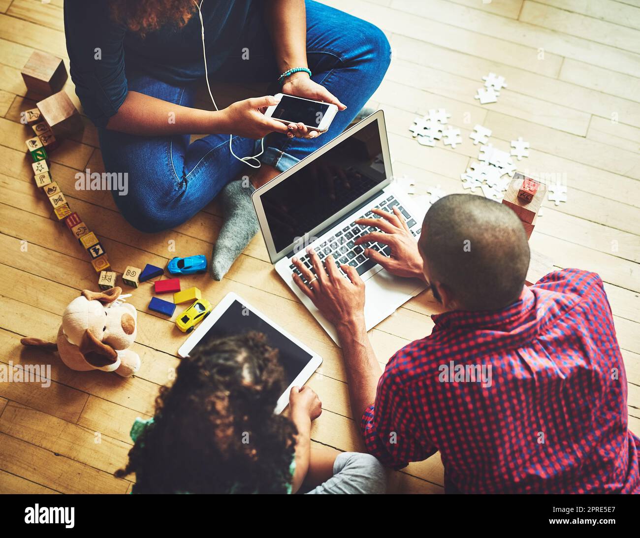 Family gadgets hi-res stock photography and images - Alamy