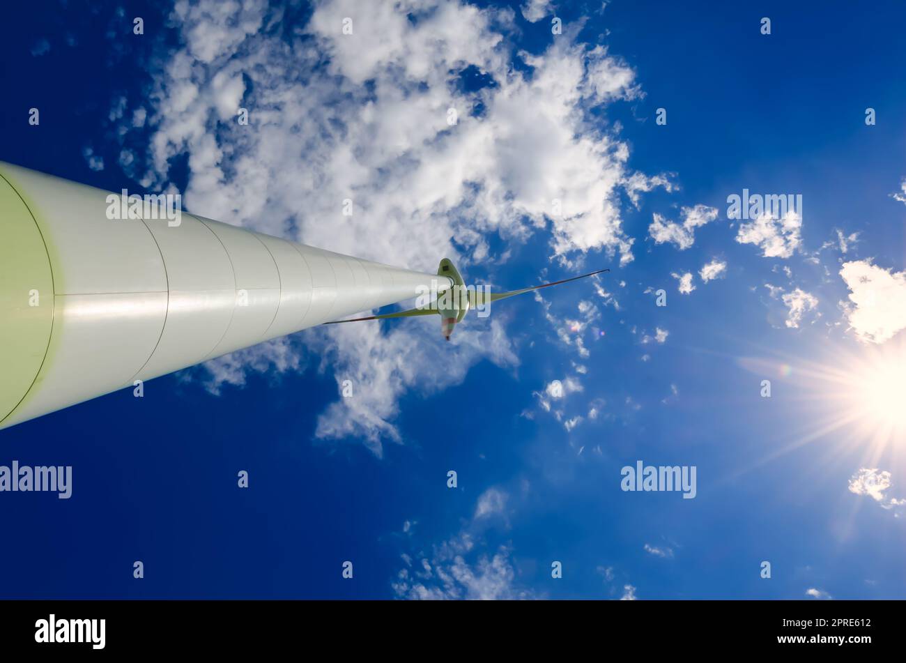 Wind turbine, wind turbine in the wind farm, energy generation and ...