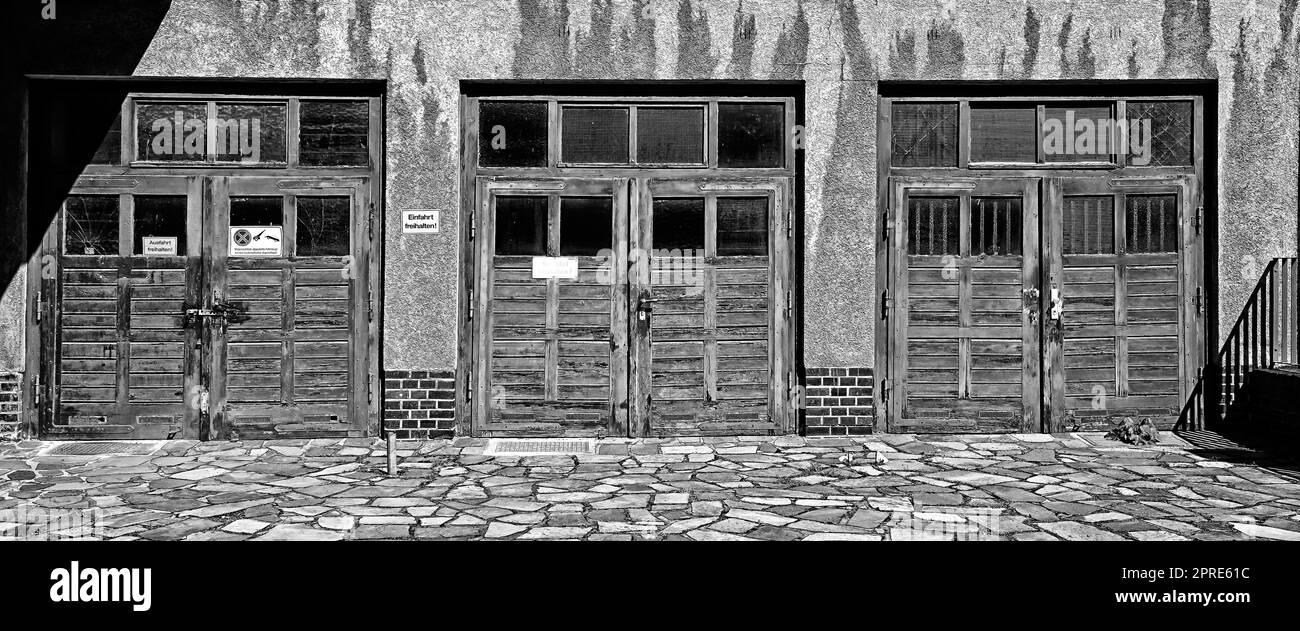 Building, detailed view of a front door or entrance door Stock Photo ...