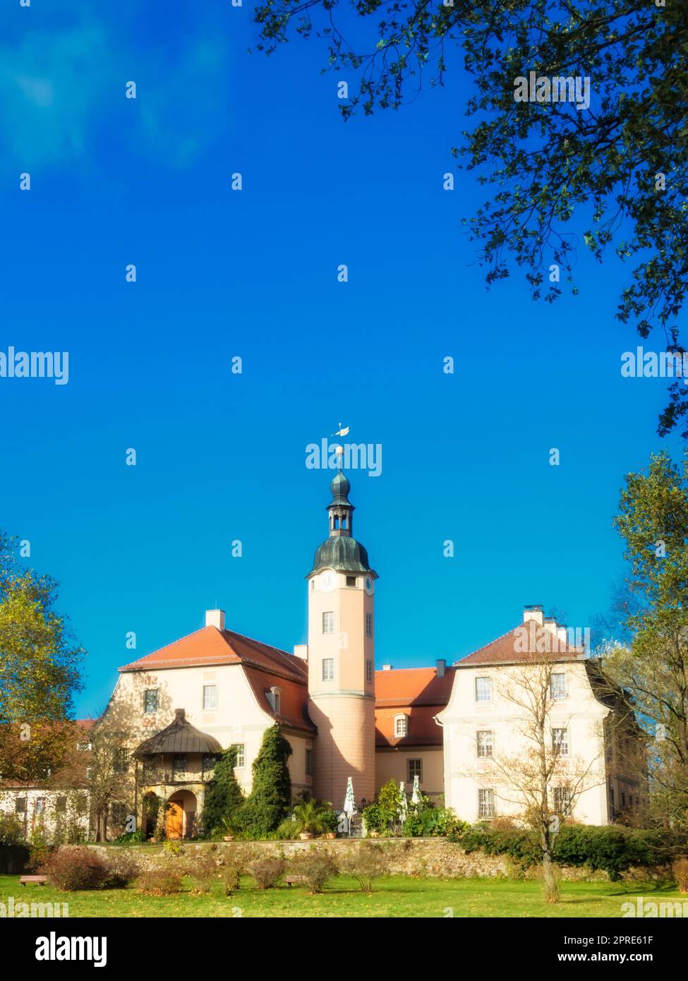 Schloss Machern in the municipality of Machern, district of Leipziger ...