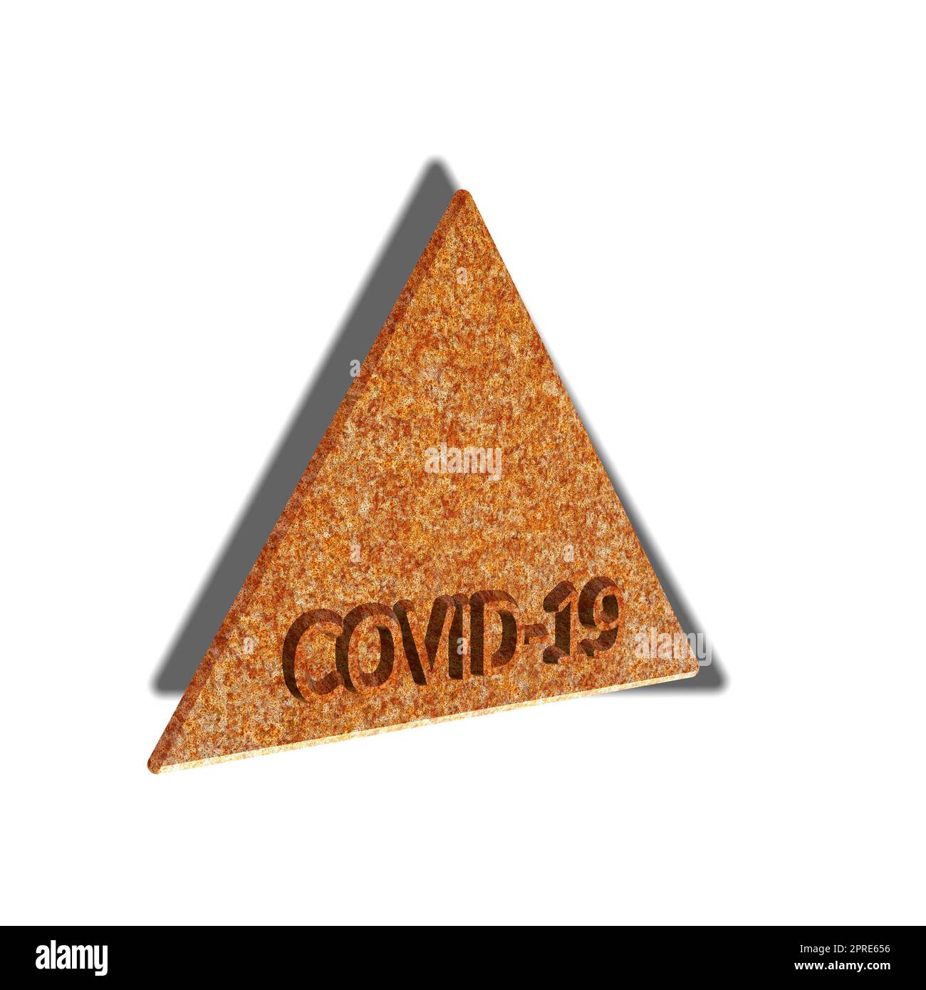 "COVID-19" - word, lettering or text as a 3D illustration, 3D rendering ...