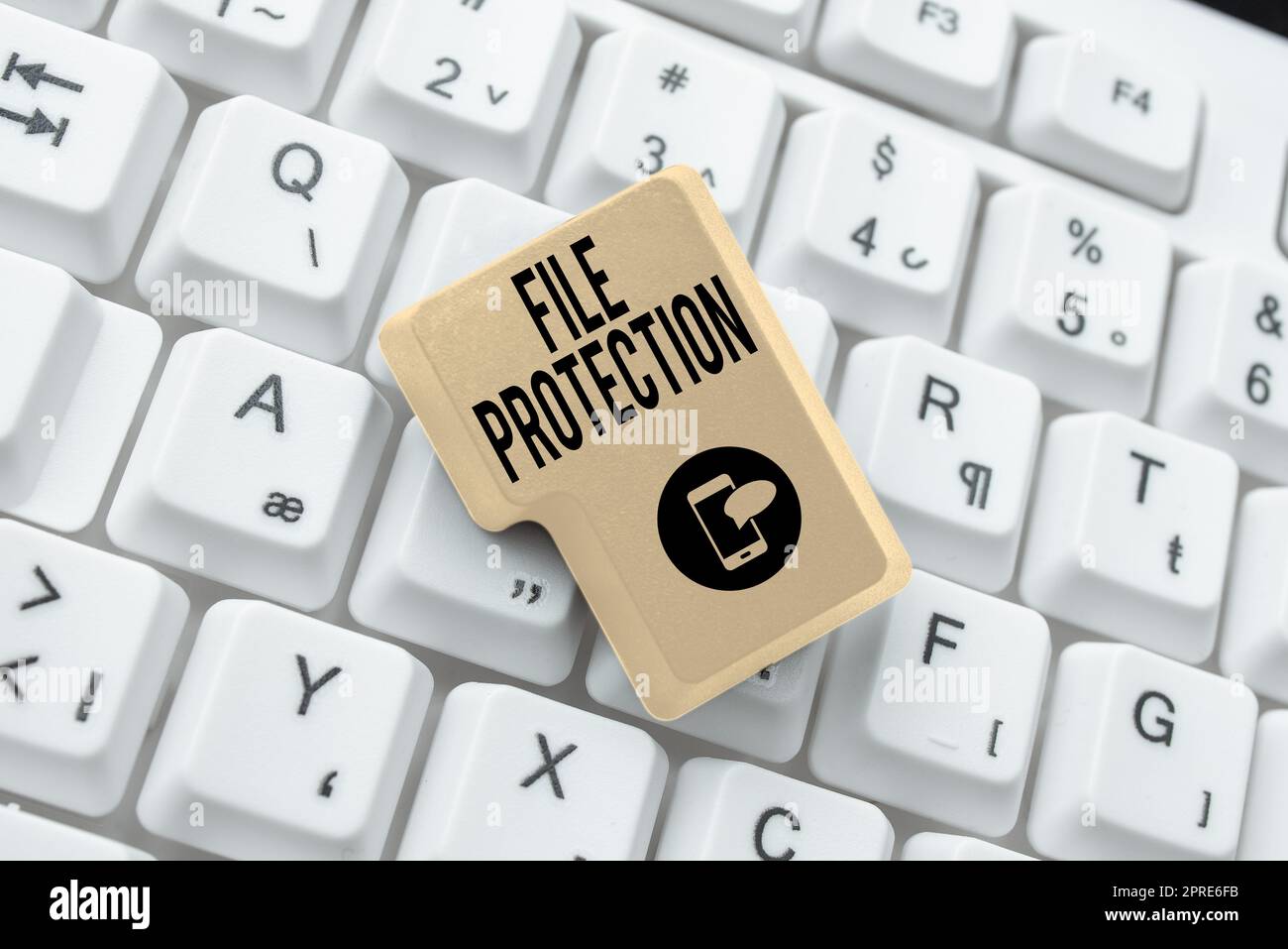 Sign displaying File ProtectionPreventing accidental erasing of data ... Sign displaying File ProtectionPreventing accidental erasing of data ...