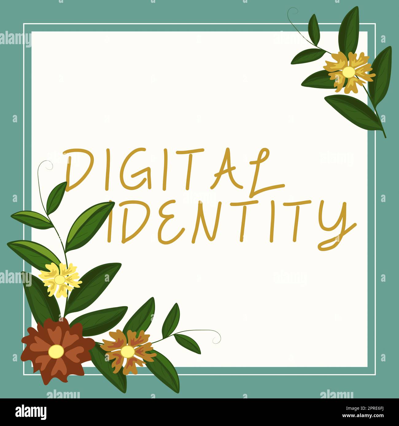 Inspiration showing sign Digital Identityinformation on entity used by ...