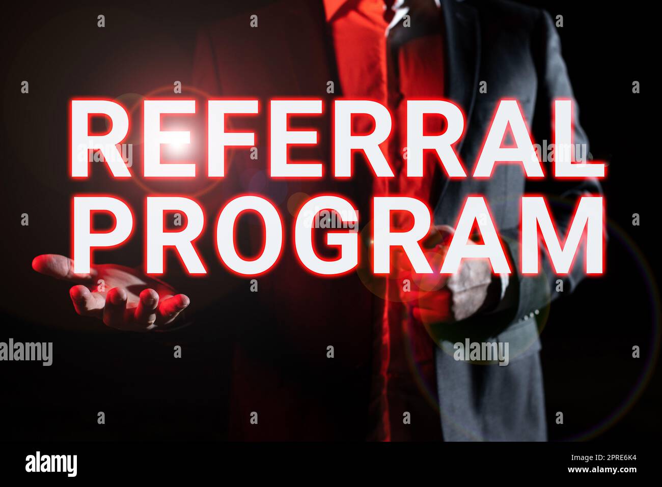 Sign displaying Referral Programsending own patient to another ...