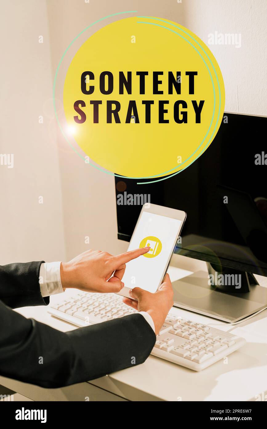 Inspiration showing sign Content Strategycreate marketing plan using ... Inspiration showing sign Content Strategycreate marketing plan using ...