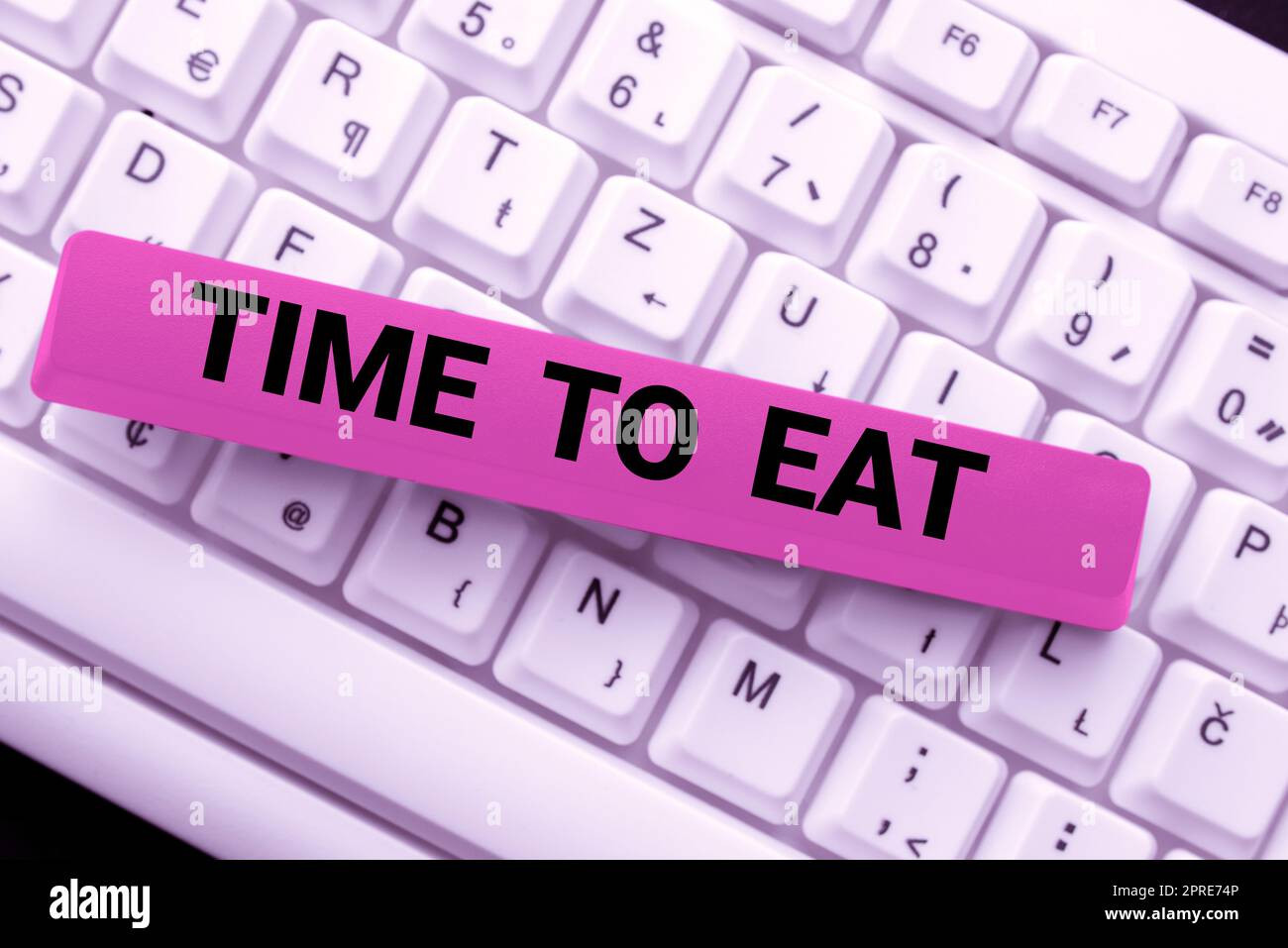 Hand writing sign Time To Eat, Business idea Right moment to enjoy a ...