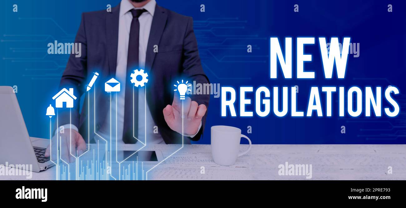 Conceptual caption New RegulationsRegulation controlling the activity ...
