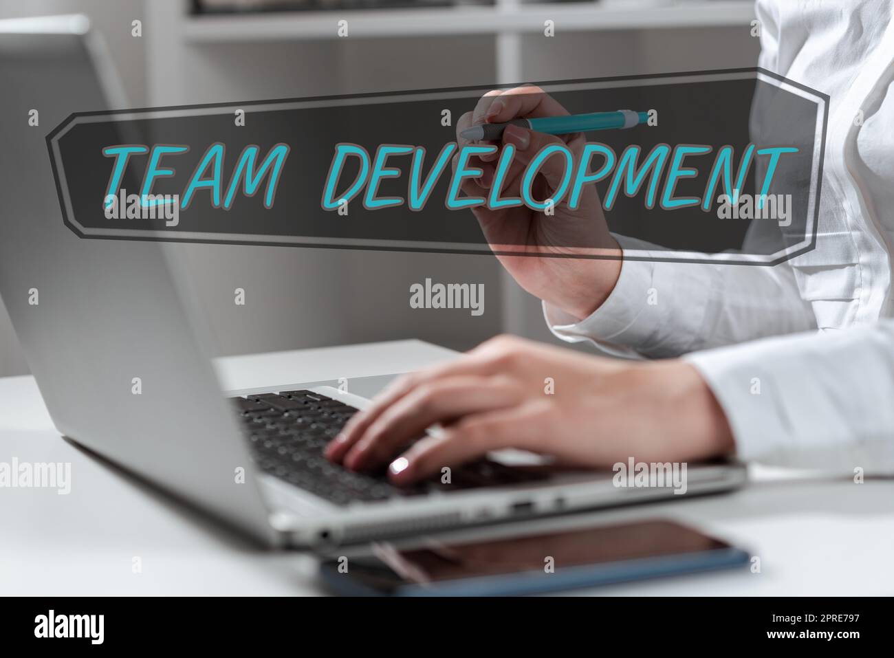 Text sign showing Team Developmentlearn why and how small groups change over time with graphs ...