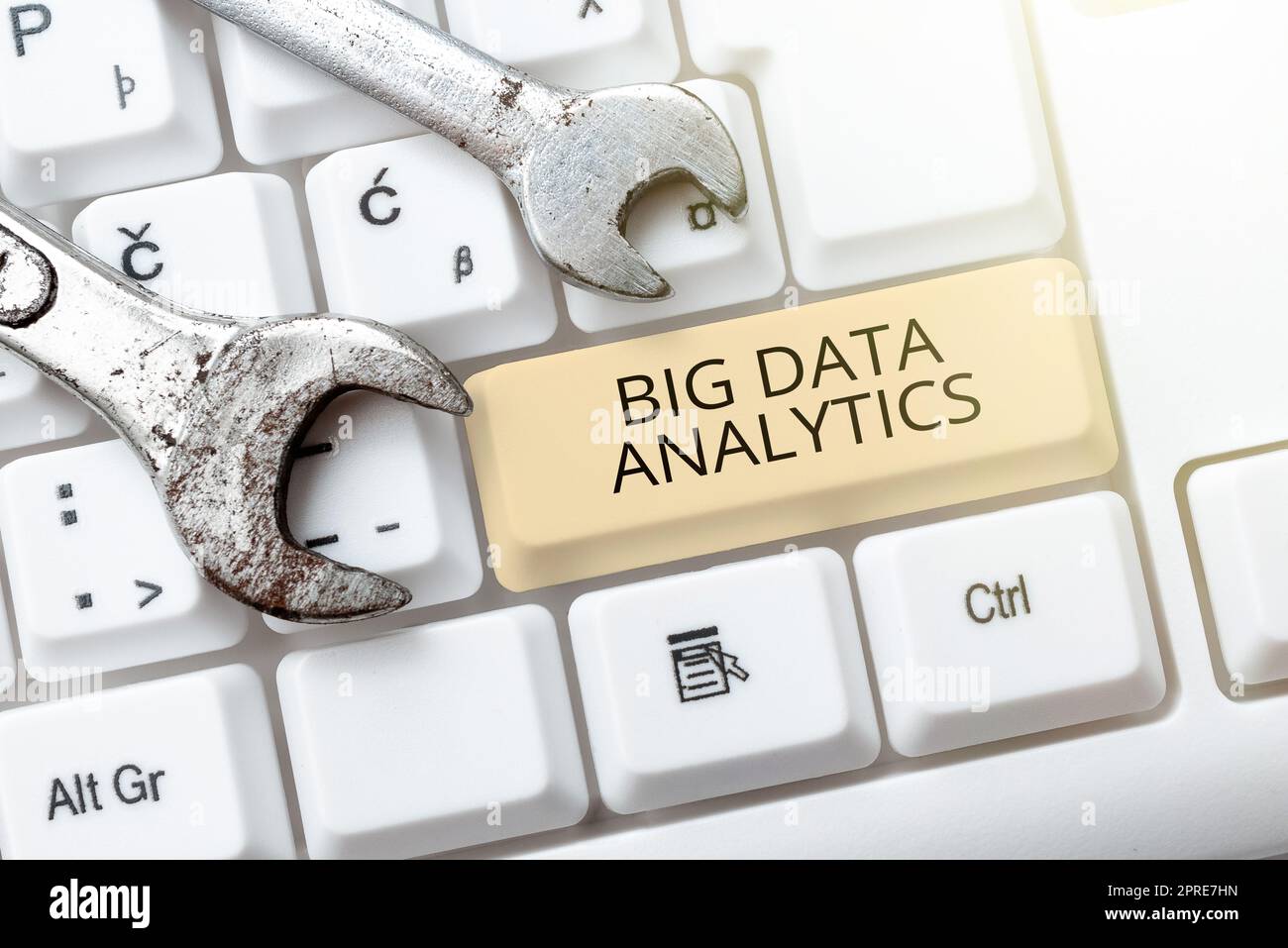 Handwriting text Big Data AnalyticsThe process of examining large and varied data sets, Internet ...