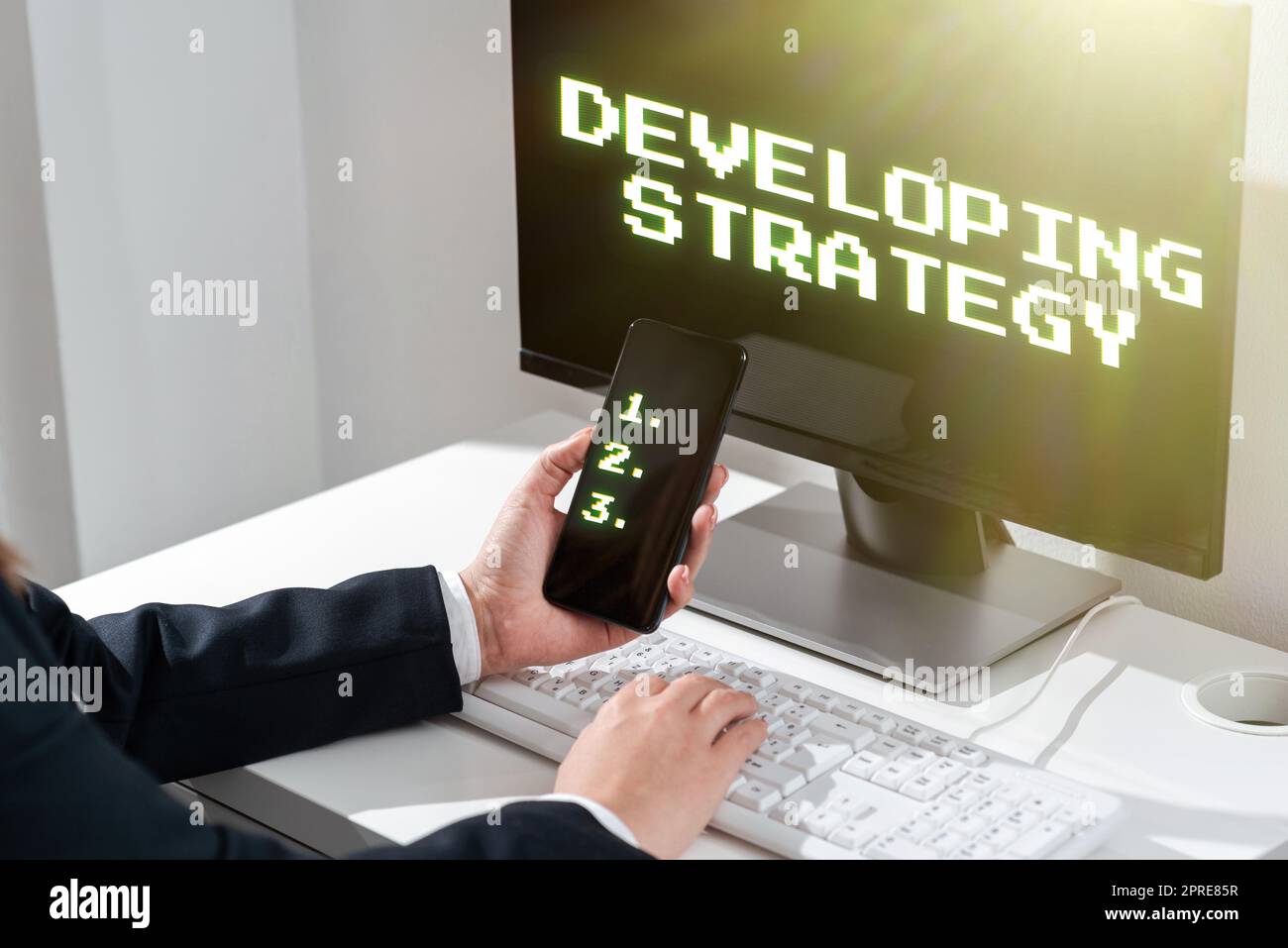 Writing displaying text Developing StrategyOrganizations Process ...