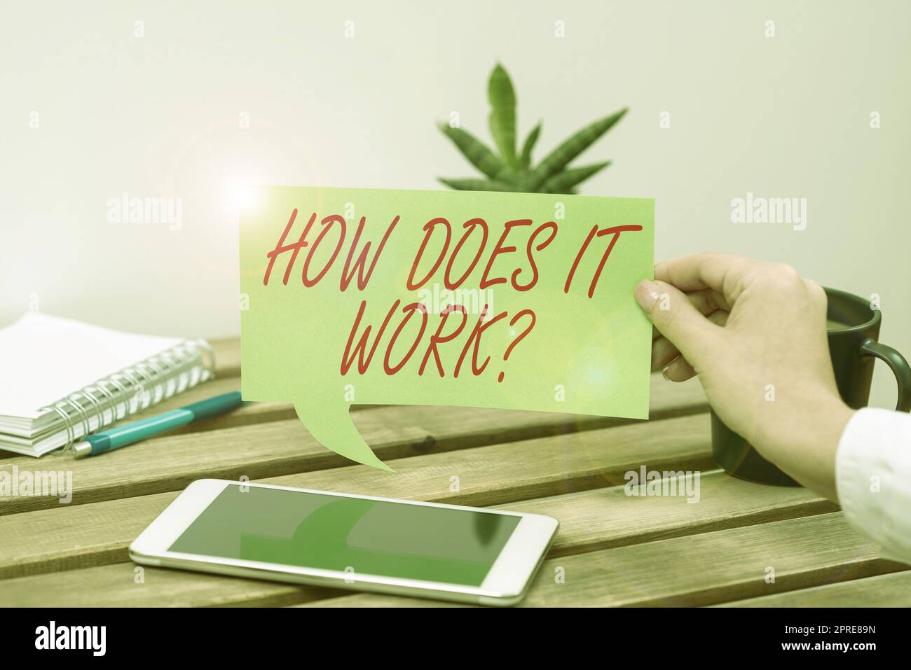 Conceptual display How Does It Work questionAsking on how stuff being ...