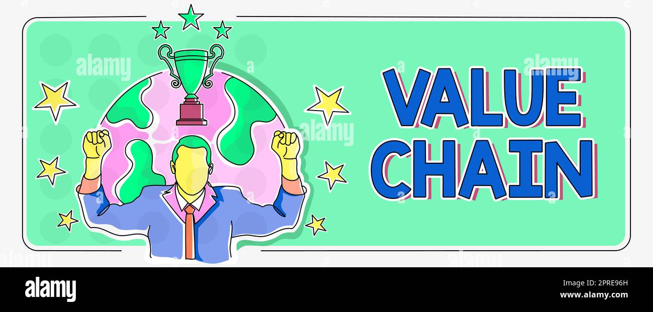 Text showing inspiration Value Chain, Business showcase set of ... Text showing inspiration Value Chain, Business showcase set of ...