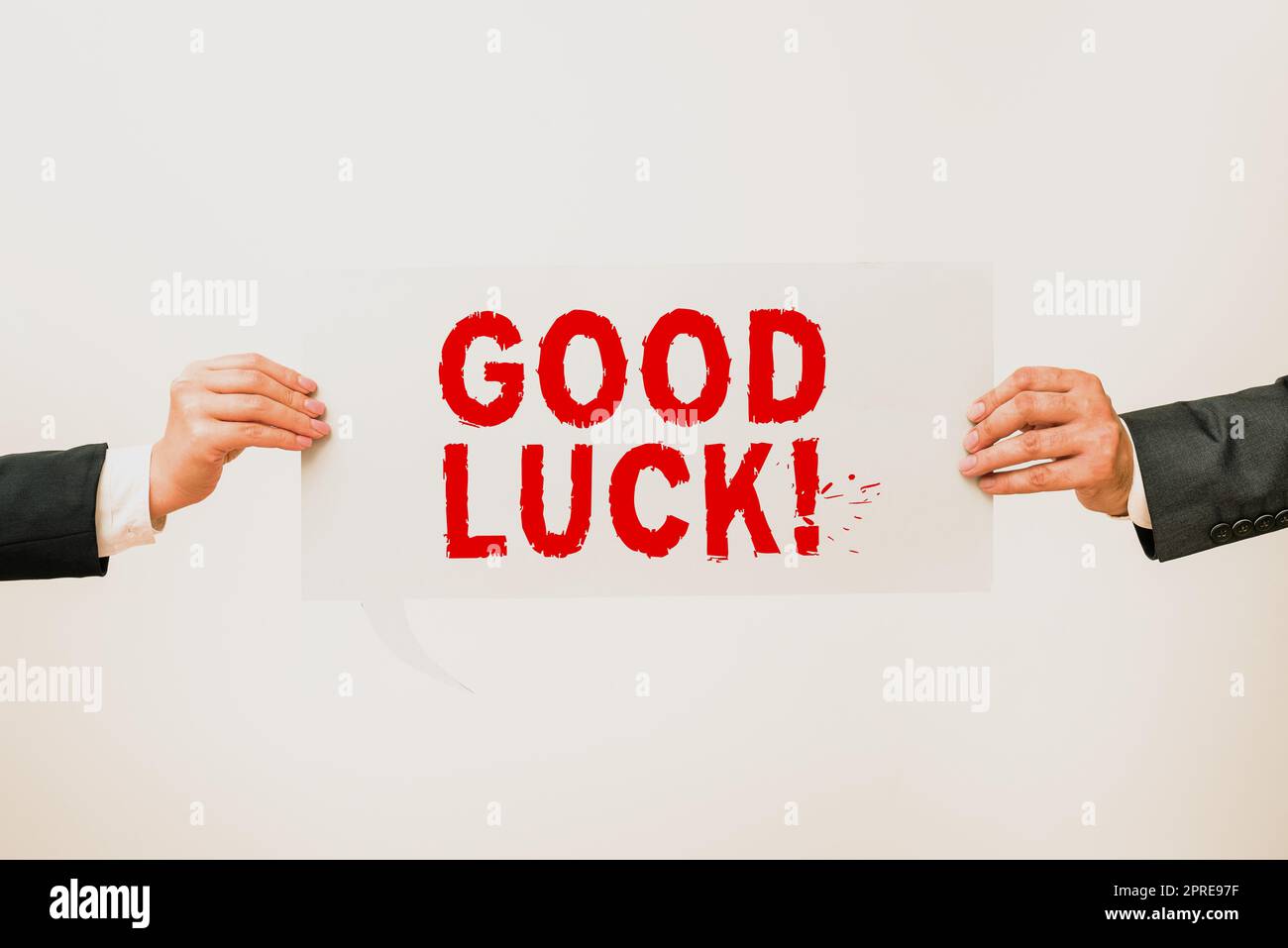 Sign displaying Good Luck, Business approach A positive fortune or a ...