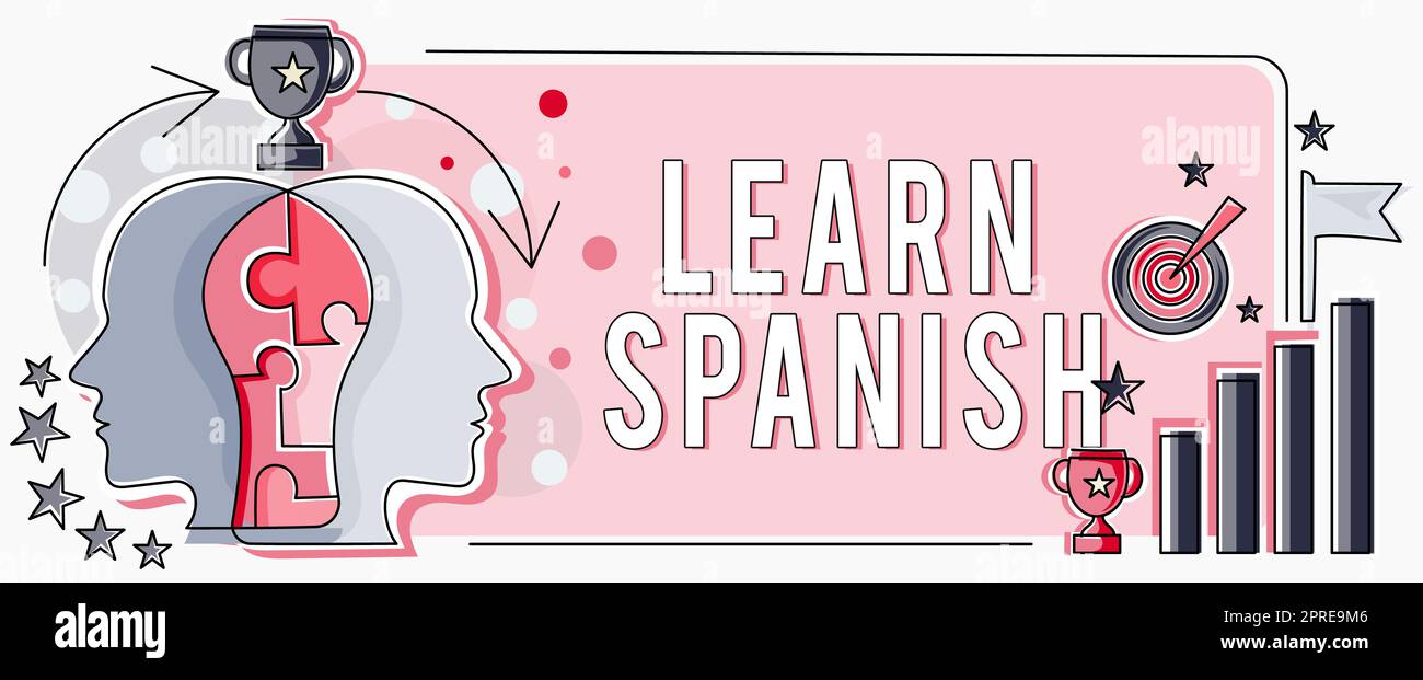 Conceptual display Learn Spanish, Word for to train writing and ...