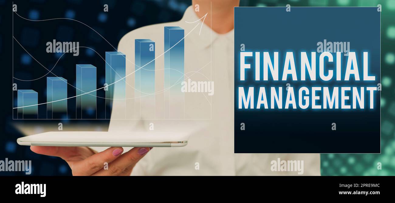 Conceptual caption Financial Management, Business approach organizing ...