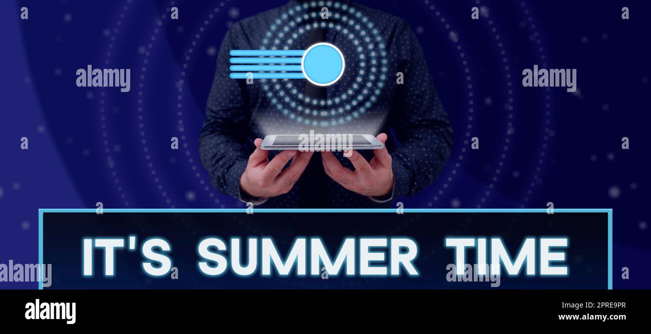 Sign displaying It S Summer Time, Conceptual photo season for fun and ...