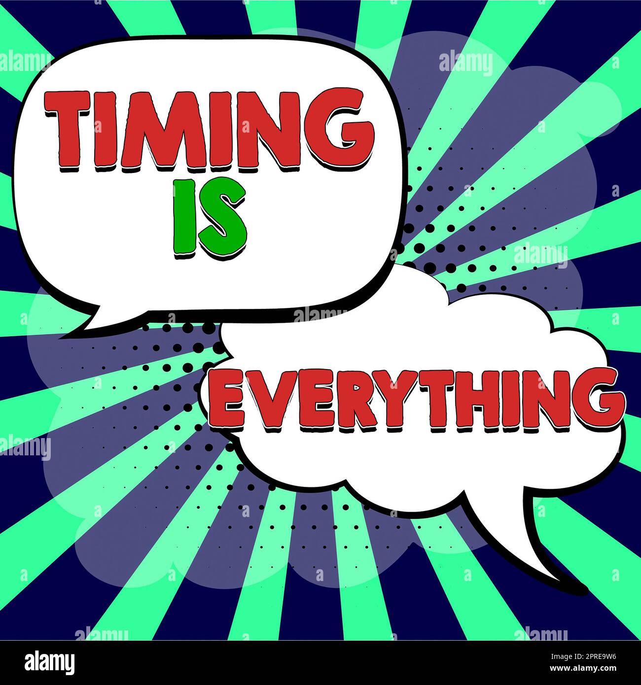 Hand writing sign Timing Is Everything, Business showcase Do it now be ...