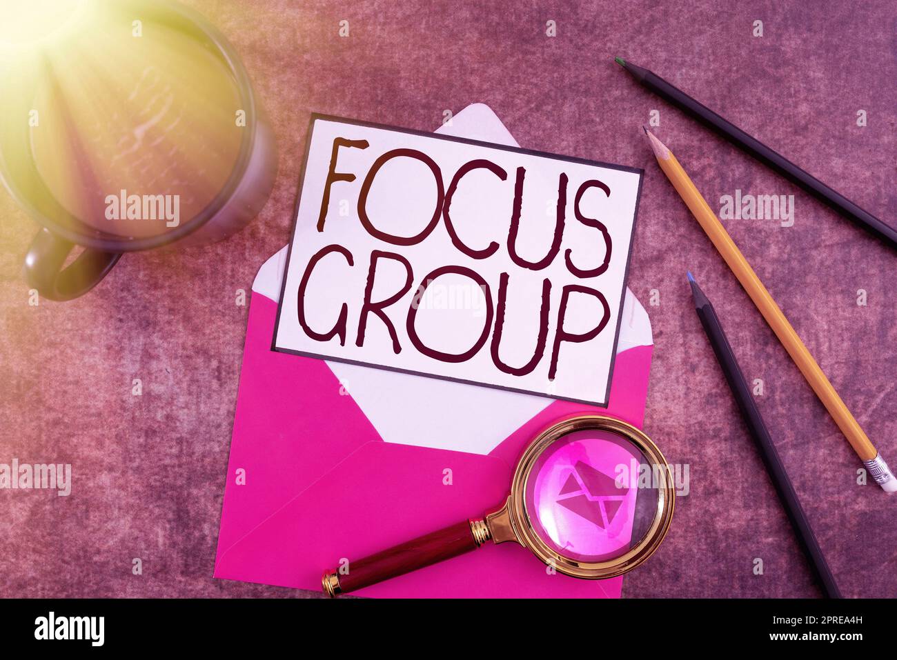 Hand writing sign Focus Group, Business concept consist of ...