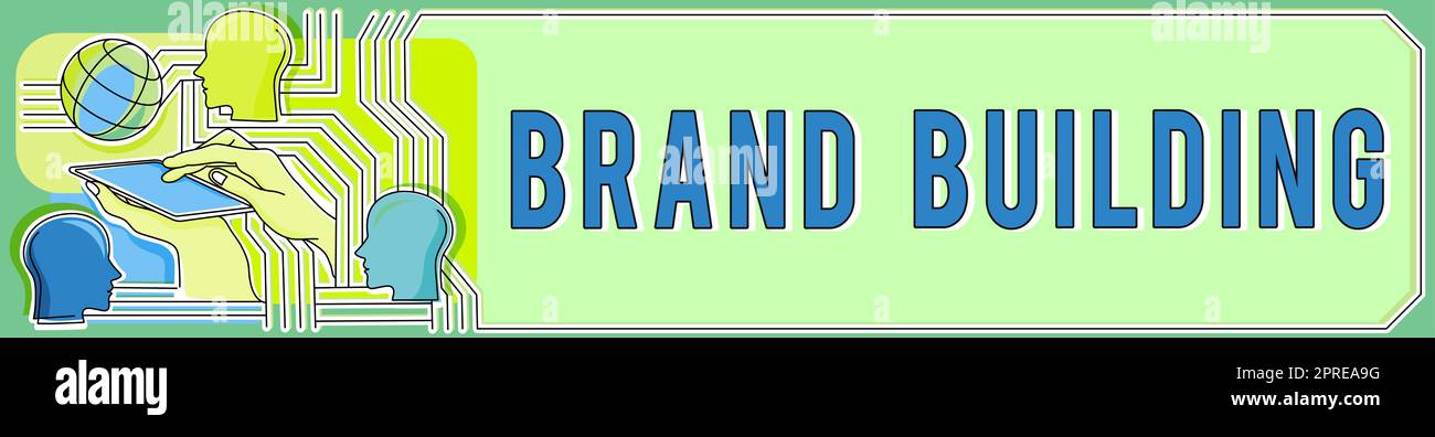 Sign Displaying Brand Building Word For Boosting Customer S Is Knowledge Over A Certain