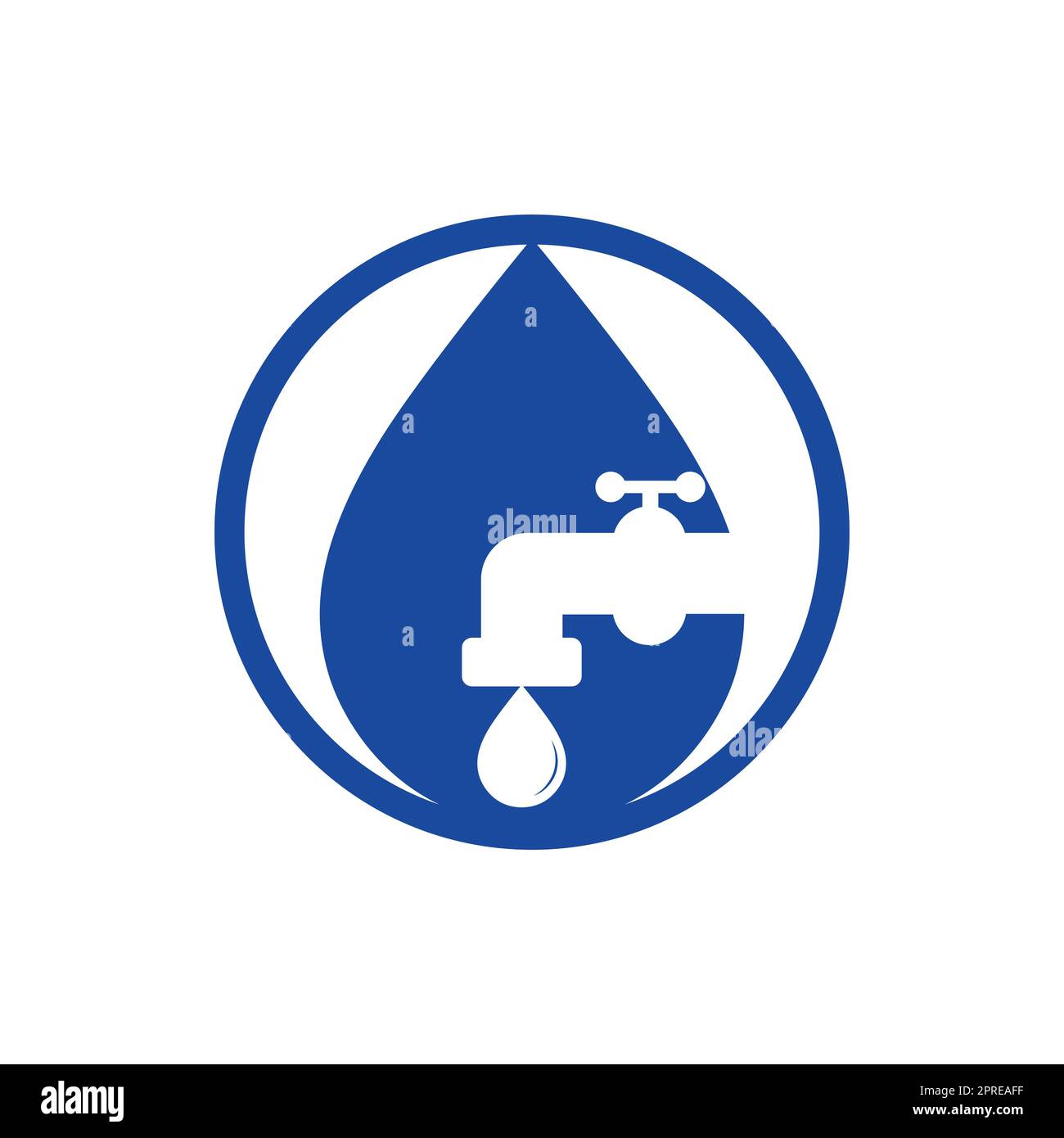 Plumbing vector logo design business template. Illustration of faucet ...