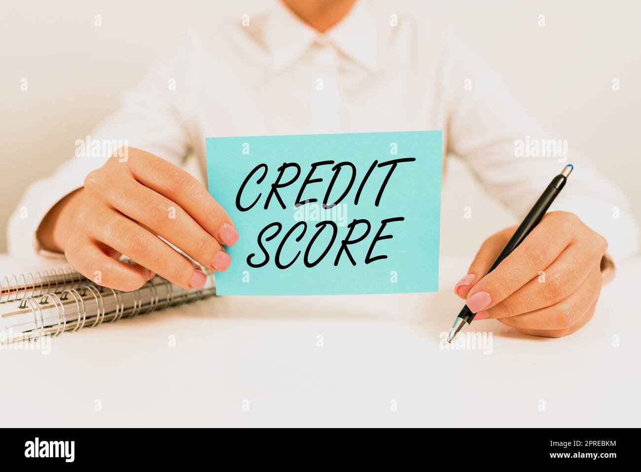 Conceptual display Credit Score, Word Written on numerical expression ...