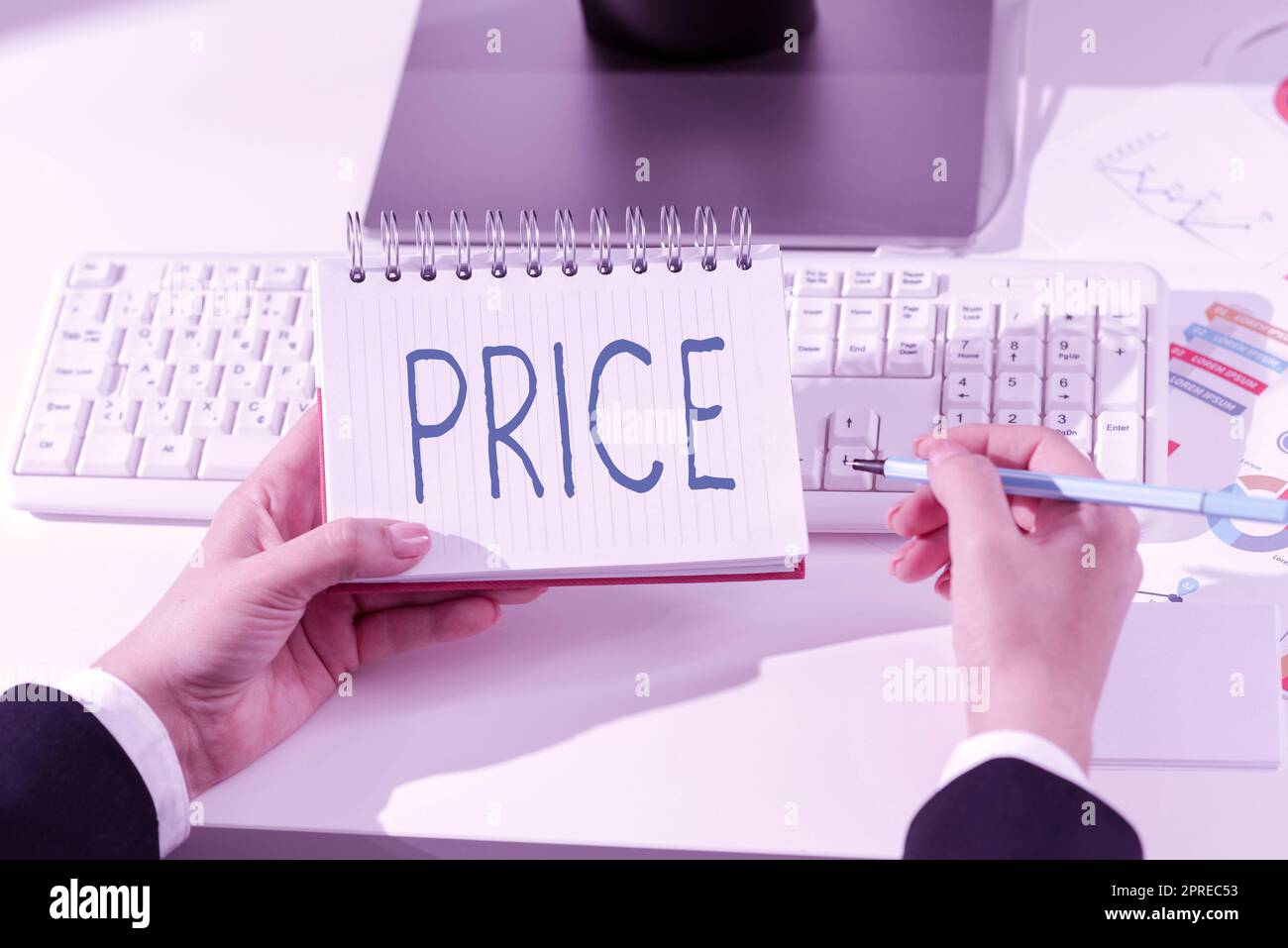 Conceptual display Price, Business concept sum of values that customer ...
