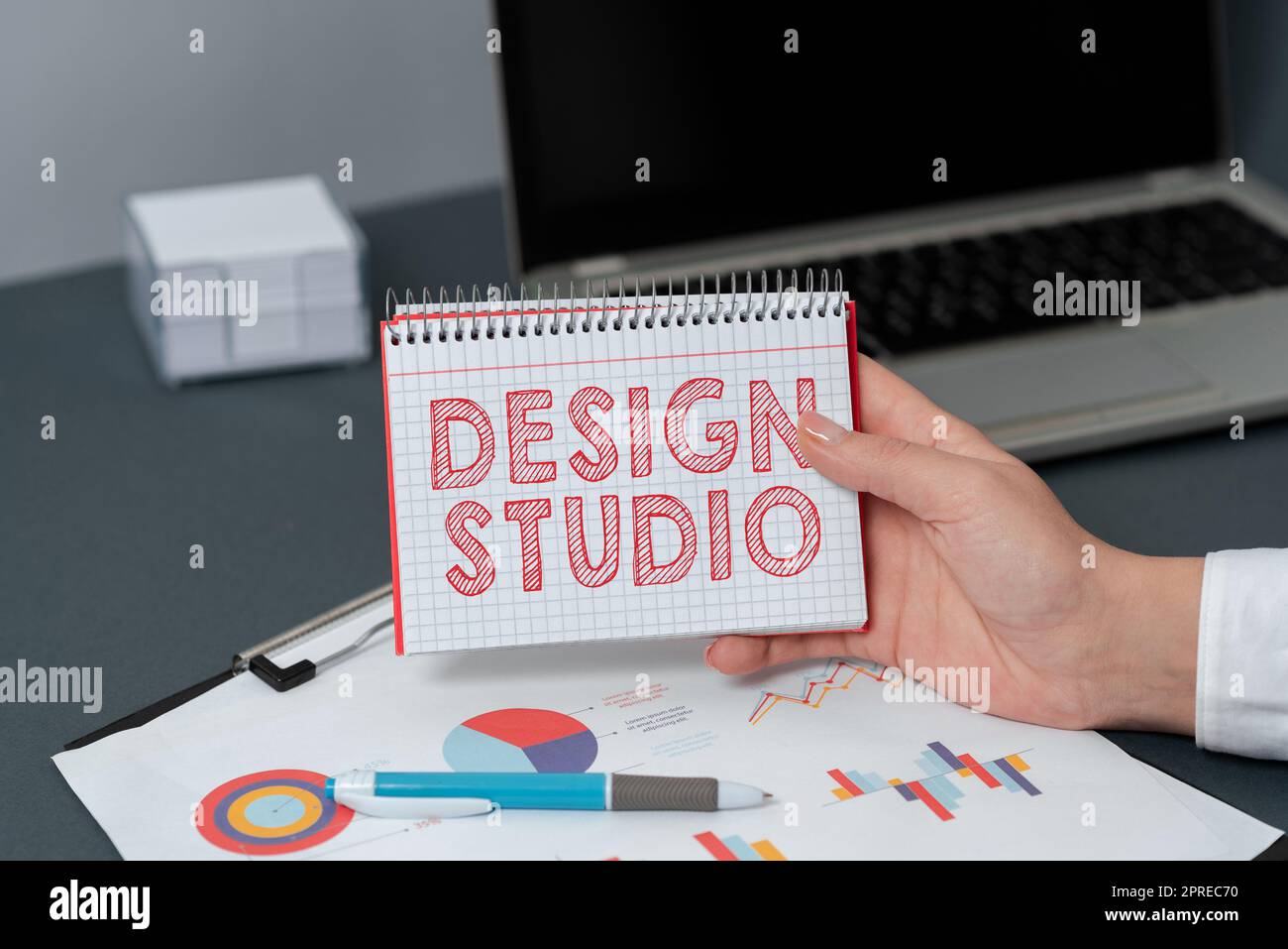 Writing displaying text Design Studio, Concept meaning work environment ...