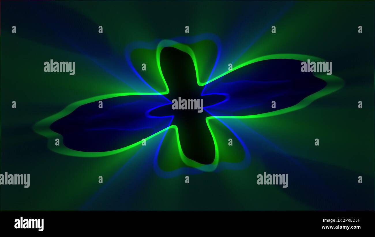 Abstract glow lines. Computer generated 3d render Stock Photo - Alamy