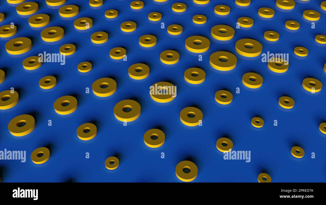 3d circles. Computer generated 3d render Stock Photo - Alamy