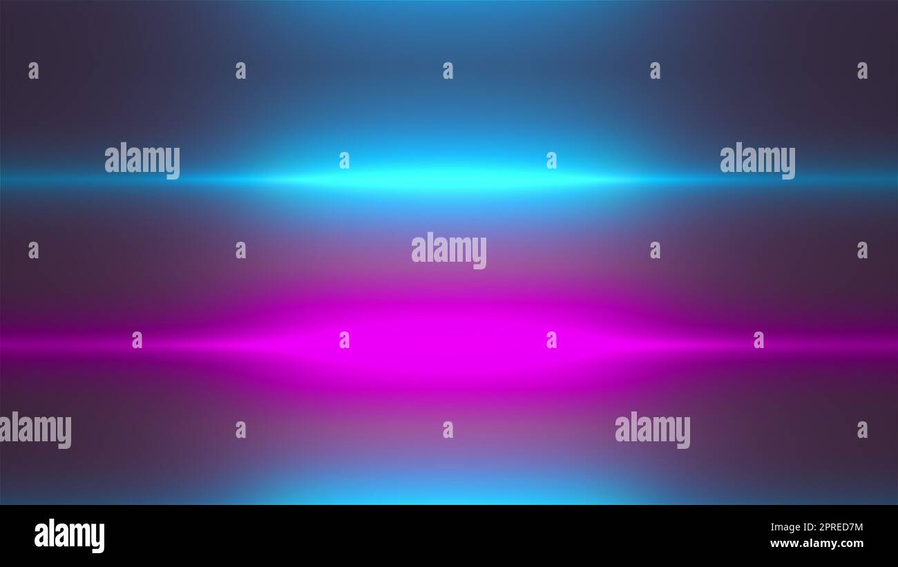 Horizontal neon lines. Computer generated 3d render Stock Photo - Alamy