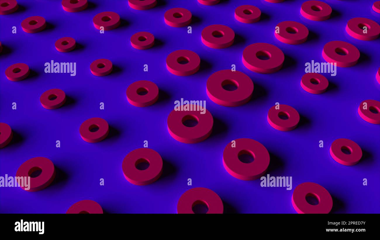 3d circles. Computer generated 3d render Stock Photo - Alamy