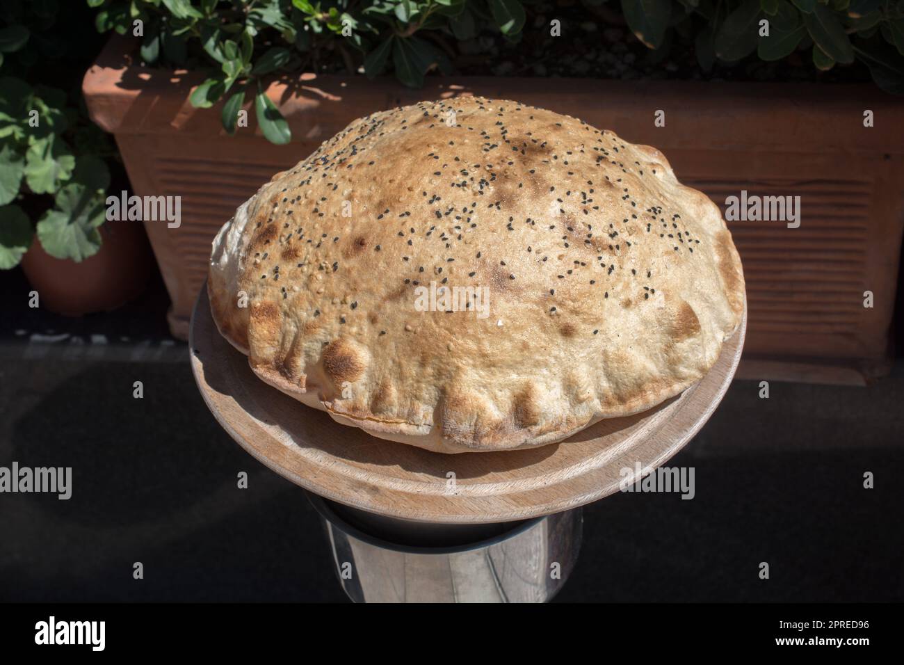 Traditional Turkish style made bread loaf Stock Photo - Alamy