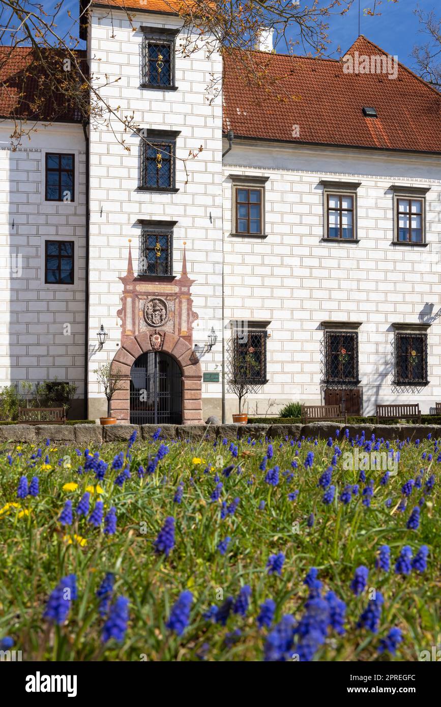 Trebon castle and town, Southern Bohemia, Czech Republic Stock Photo ...