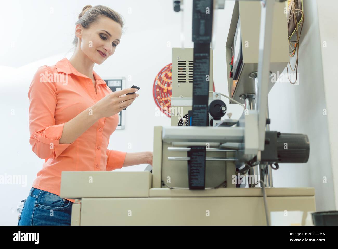 Industrial textile printer hi-res stock photography and images - Alamy