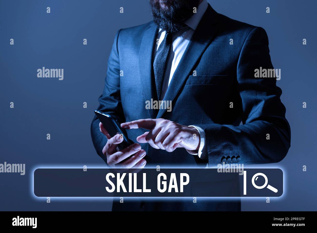 Sign displaying Skill Gap, Internet Concept Refering to a person s is ...