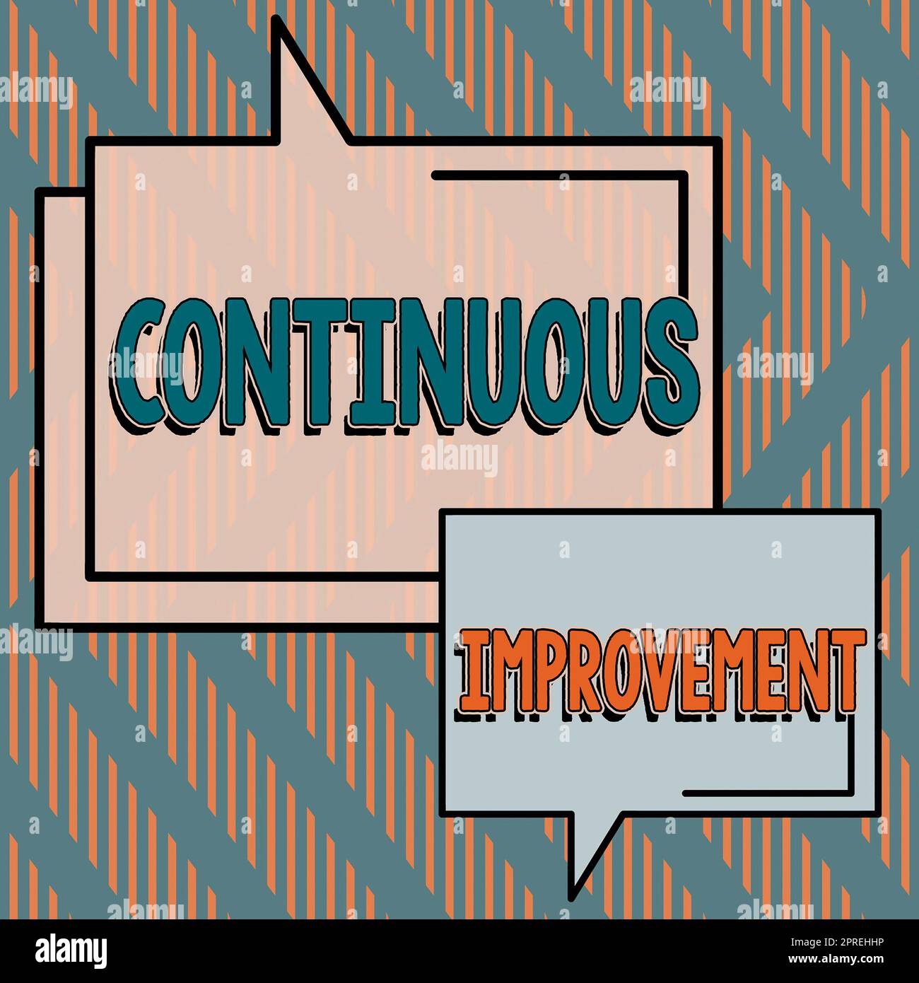 Conceptual caption Continuous Improvement, Business idea Ongoing Effort ...