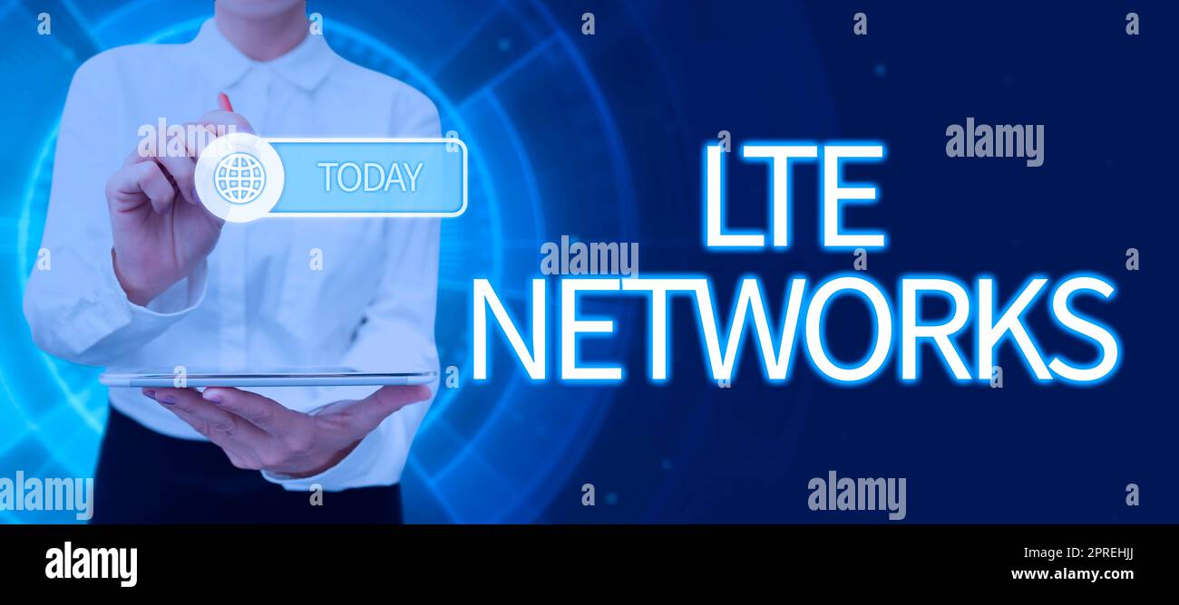 Conceptual Caption Lte Networks Business Approach Fastest Network