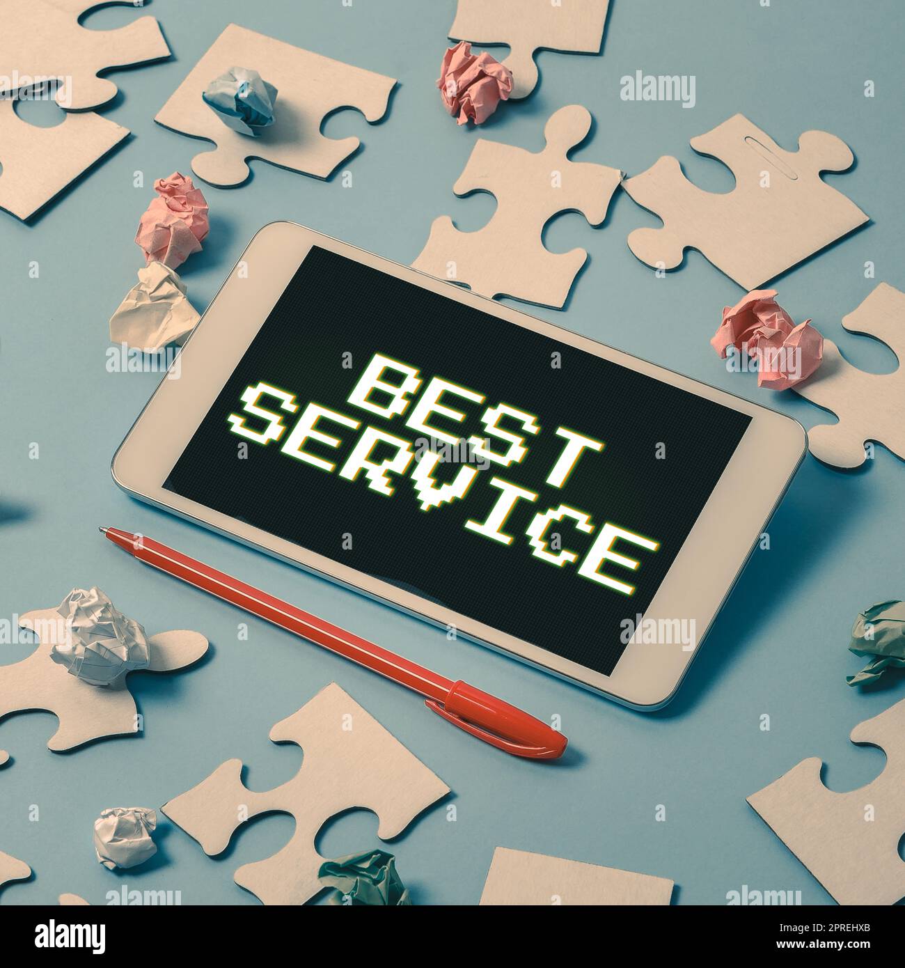 Conceptual display Best Service, Business concept finest reviewed ...