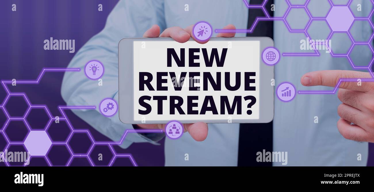 Inspiration showing sign New Revenue Stream Question, Business idea ...
