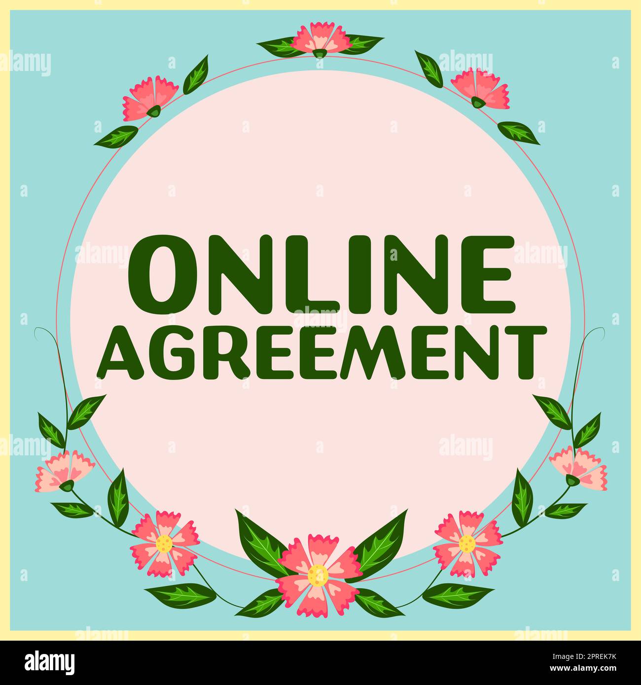 Hand writing sign Online Agreement, Internet Concept contracts that are ...