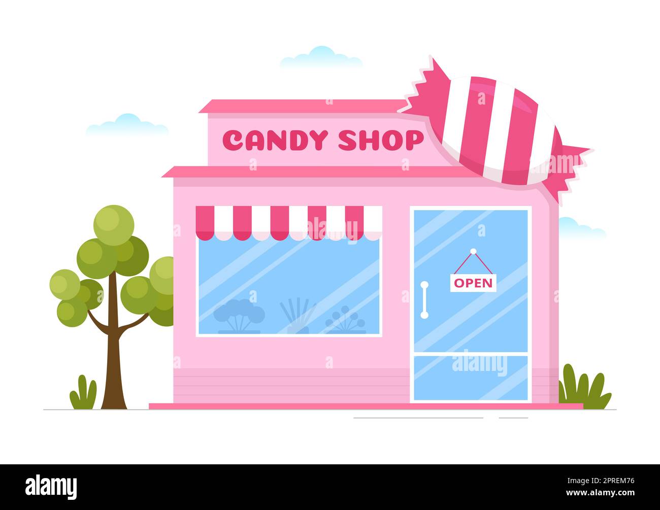 Sweet Shop Selling Various Bakery Products, Cupcake, Cake, Pastry or ...