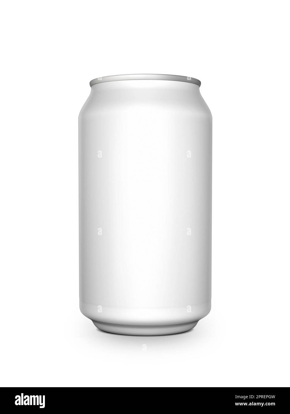 Aluminum cans on white background For design Stock Photo - Alamy