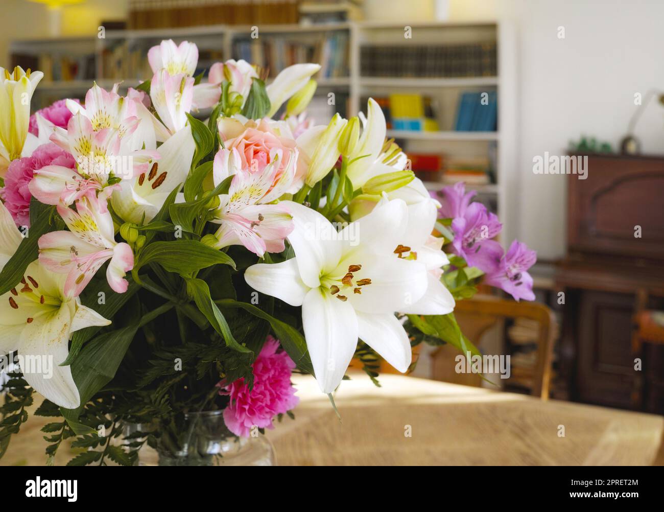 Beautiful bouquet of flowers. Bouquet with different kind of flower ...