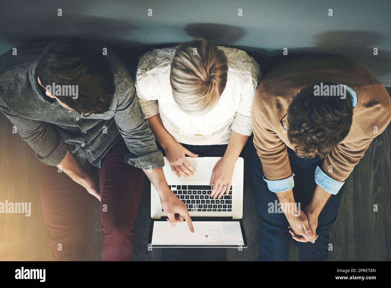 A group of planning, researching and professional business people ...