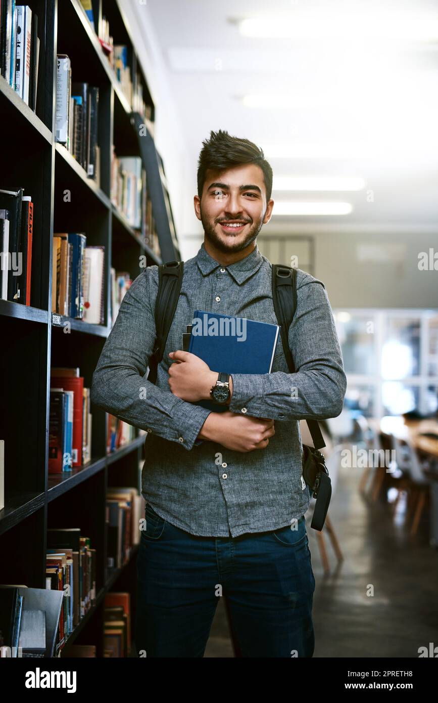 Student Carrying Too Many Books