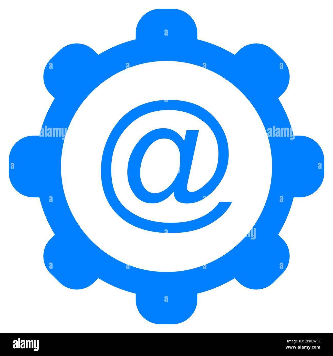 E-mail symbol and wheel Stock Photo - Alamy